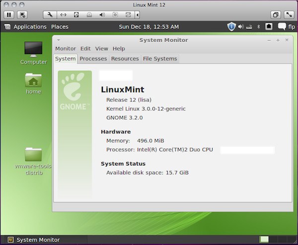 「VMware Fusion 4.1」に「Linux Mint 12」をインストール: Mac OS X News & Topics